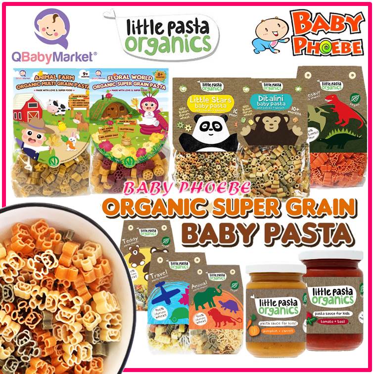 Q Baby Market /Little Pasta Organic Super Grain Pasta Floral World ...