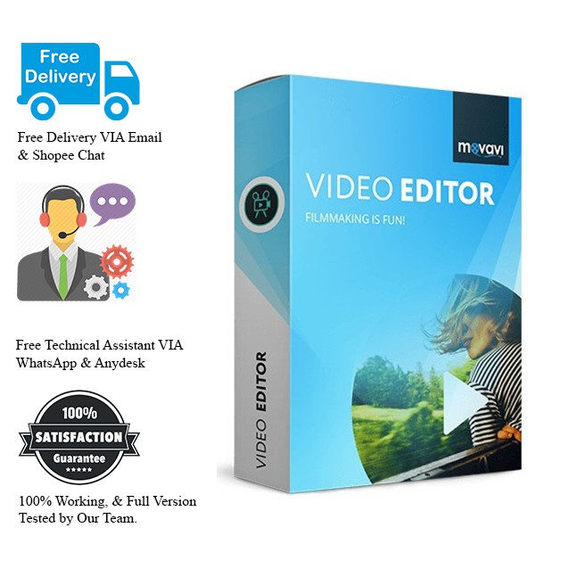 Movavi Video Editor Plus 22 2022 macOS Full Version | Shopee Malaysia