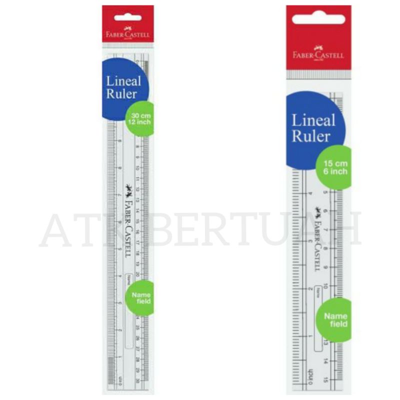 Faber CASTELL NAME FIELD RULER SCALE THICK PLASTIC RULER | Shopee Malaysia