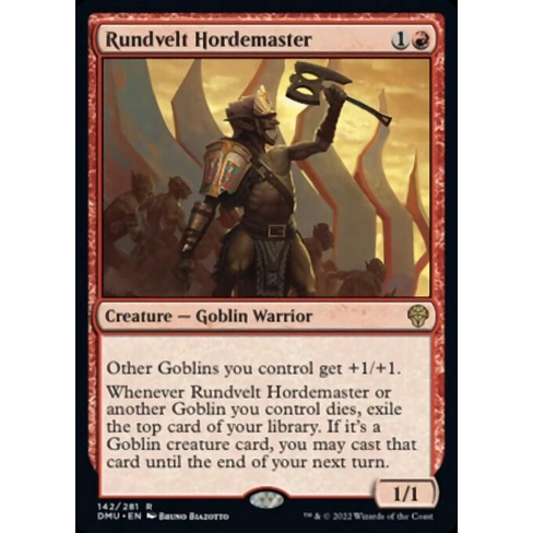 Rundvelt Hordemaster | [DMU][R][{1}{R}][Creature][MTG Singles] | Shopee ...