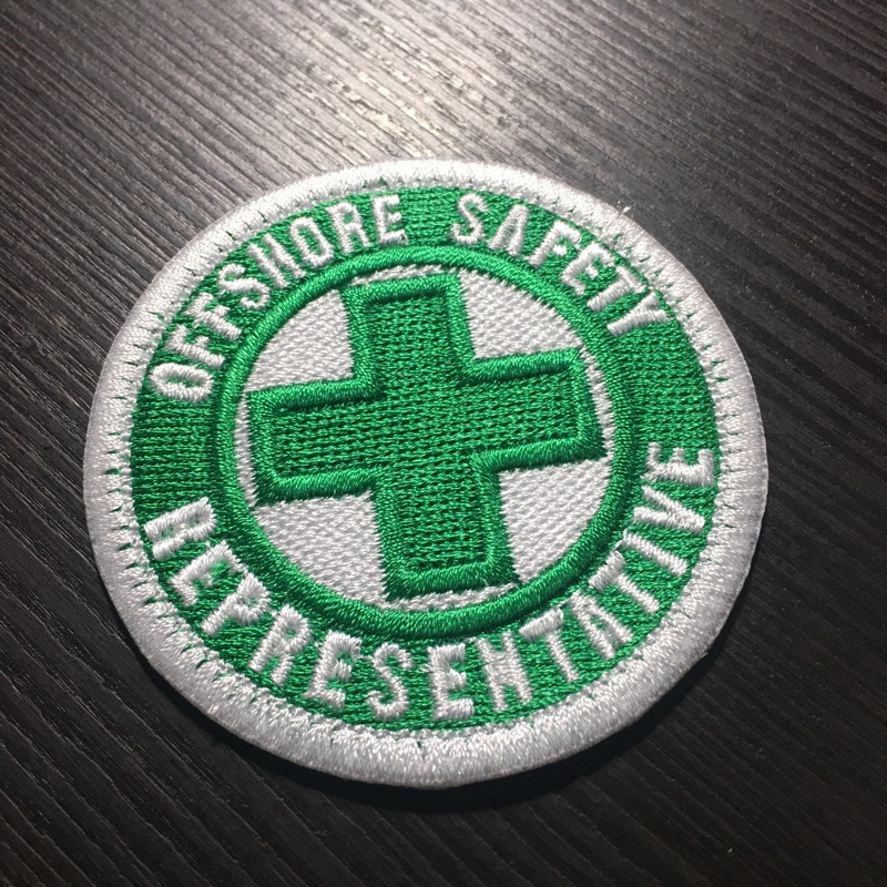 Offshore Safety Representative embroidered patch | Shopee Malaysia