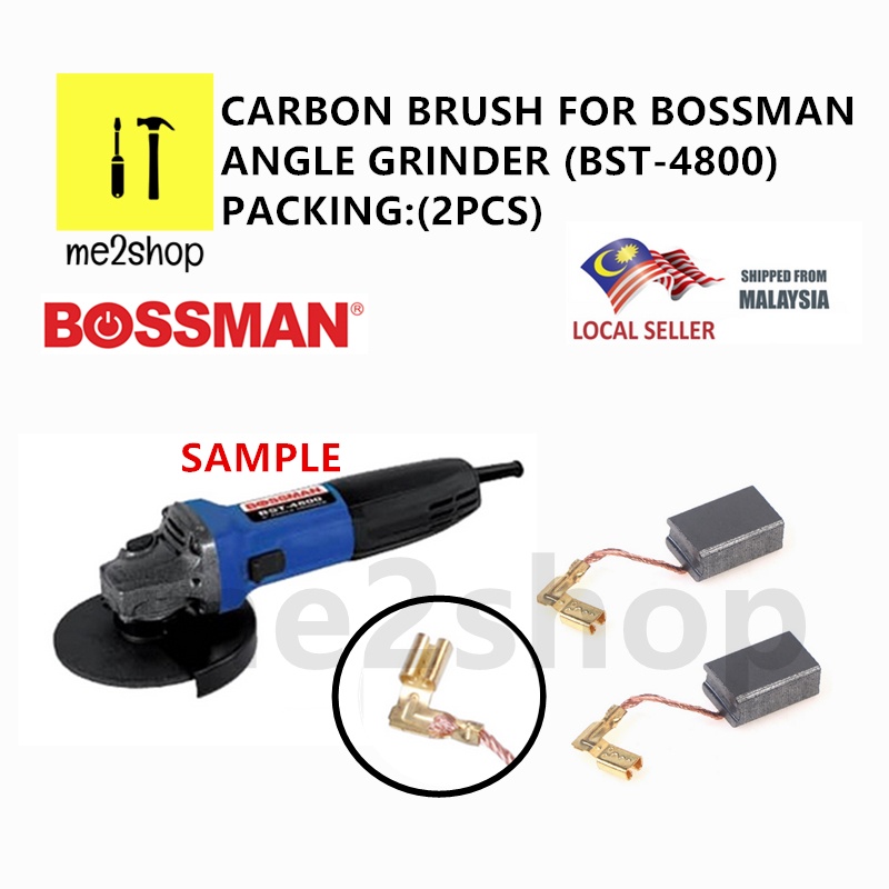 BOSSMAN CARBON BRUSH FOR BOSSMAN ANGLE GRINDER (BST-4800) | Shopee Malaysia