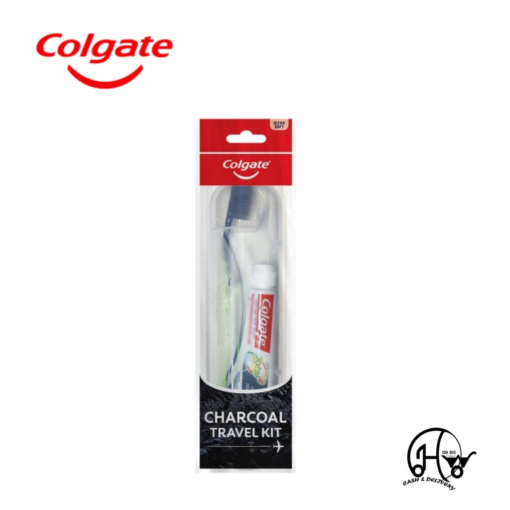 Colgate [Travel Kit] Total Charcoal Deep Clean Toothpaste 35g + Colgate ...