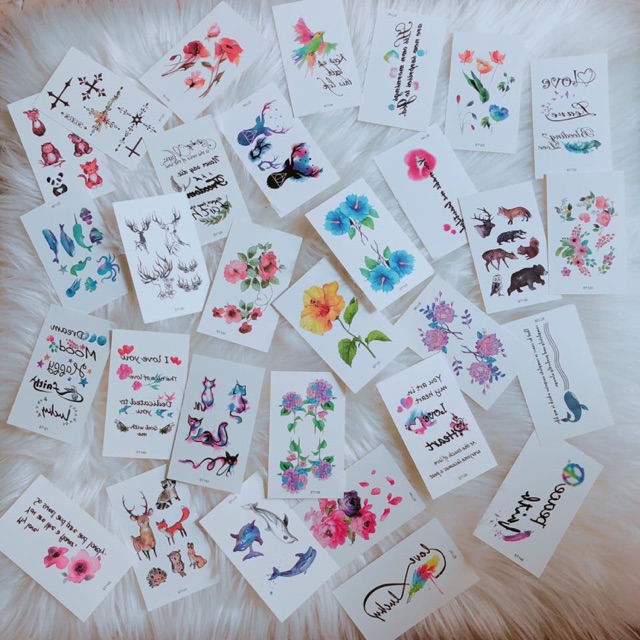 Mini tattoo stickers. (mini Tattoo) | Shopee Malaysia