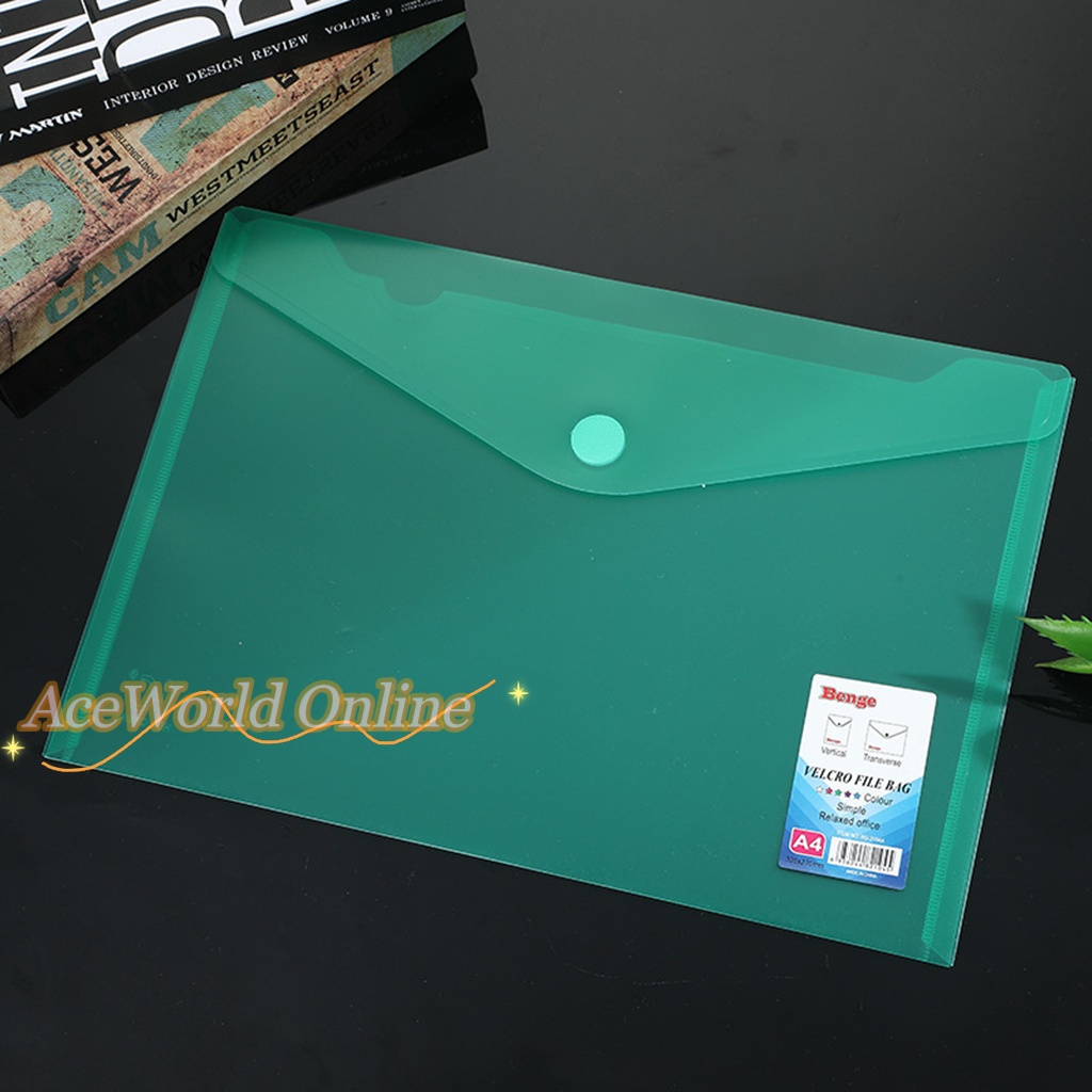 4Pcs | Velcro File Bag | File Folder | A4 | Vertical | Horizontal ...