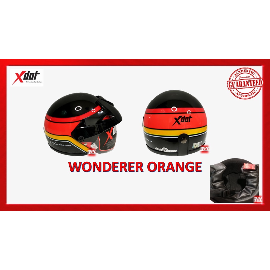 HELMET Xdot G118 Steng with visor SIRIM APPROVE with CLIP 60cm L SIZE X ...