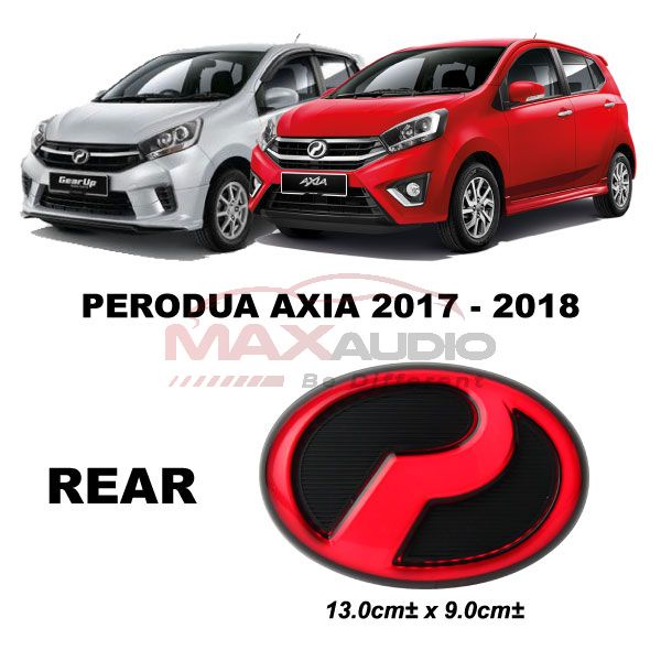 Car LED Logo Emblem PERODUA AXIA Night Rider Sportivo Front Rear ...