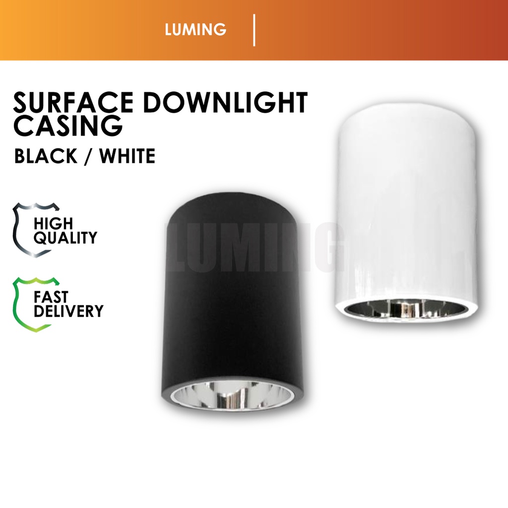 LMG_ LED Surface Downlight Casing Round Ceiling Down Light Home ...