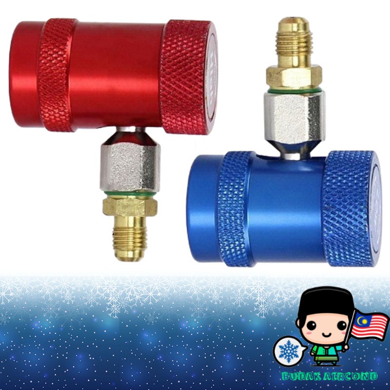 R1234YF Quick Coupler Adapter for Car Refrigerant Auto Air Conditioning ...