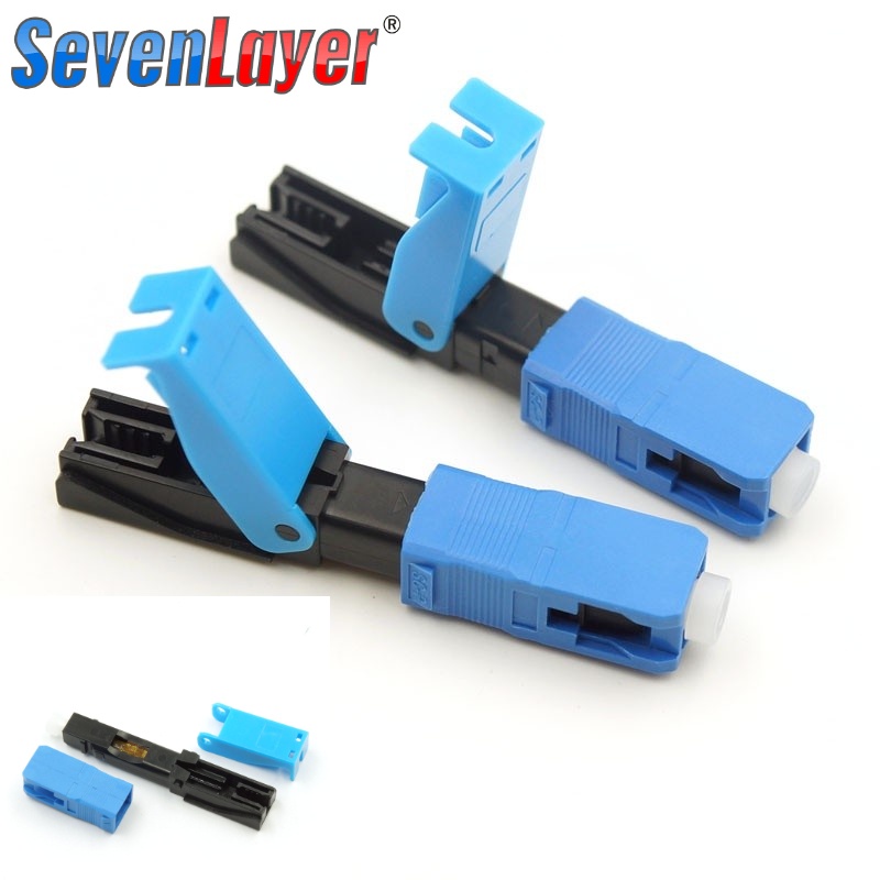 sc upc FTTH fiber optic Quick Connector fast connector SC UPC Clamshell ...