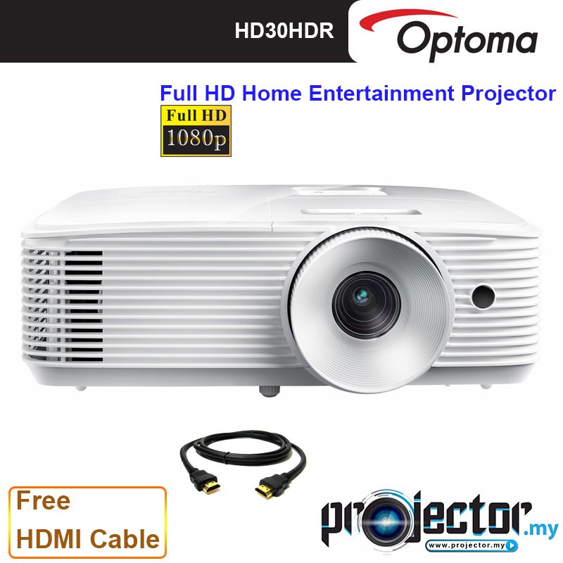 Optoma HD30HDR Full HD 3,800 ANSI Lumens Home Entertainment Projector ...