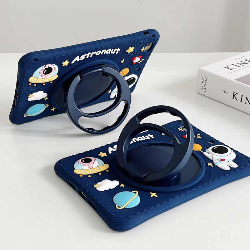 Cartoon nasa Astronaut universe Cat Tablet Case Cover For Samsung ...
