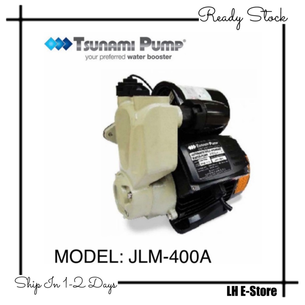 JLM-400A Tsunami Automatic Intelligent Self-Priming Housing Water Pump / Automatik Pam Air Rumah ...