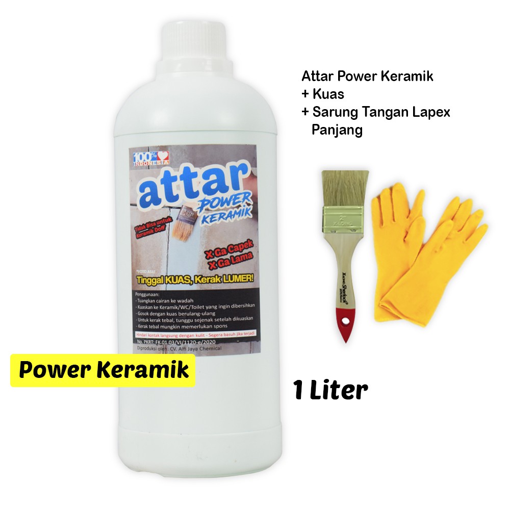 Attar Power CERAMIC WC / Toilet Package 1 Liter + Long Gloves | Shopee Malaysia
