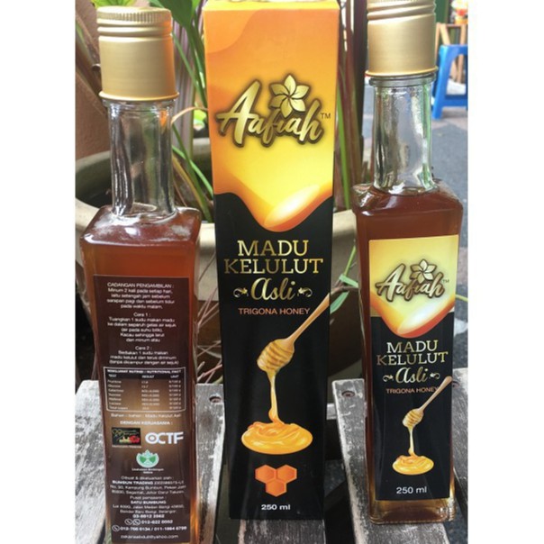 Madu Kelulut Asli Aafiah l Trigona Honey l 250ml | Shopee Malaysia