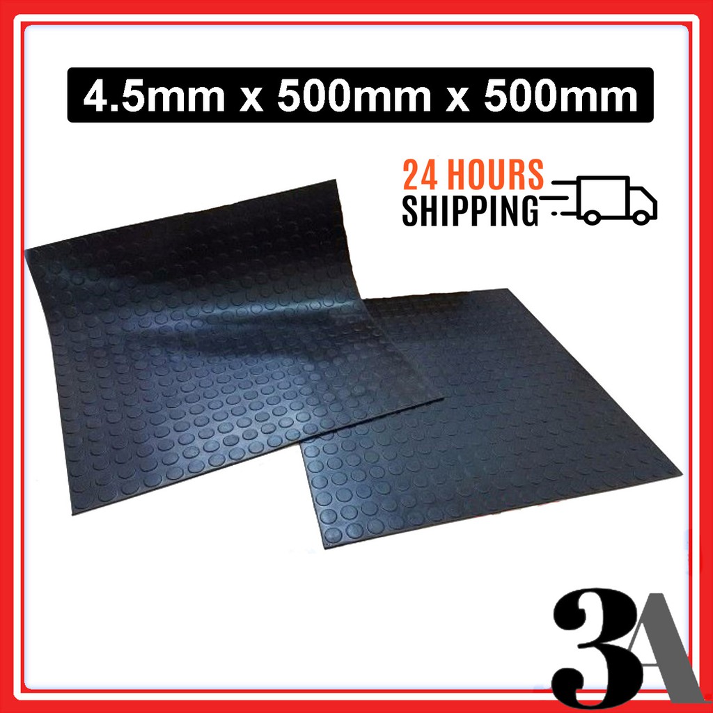 Round Stud Rubber Mat 4.5mm Thick Anti-skid Round Stud Rubber Floor ...
