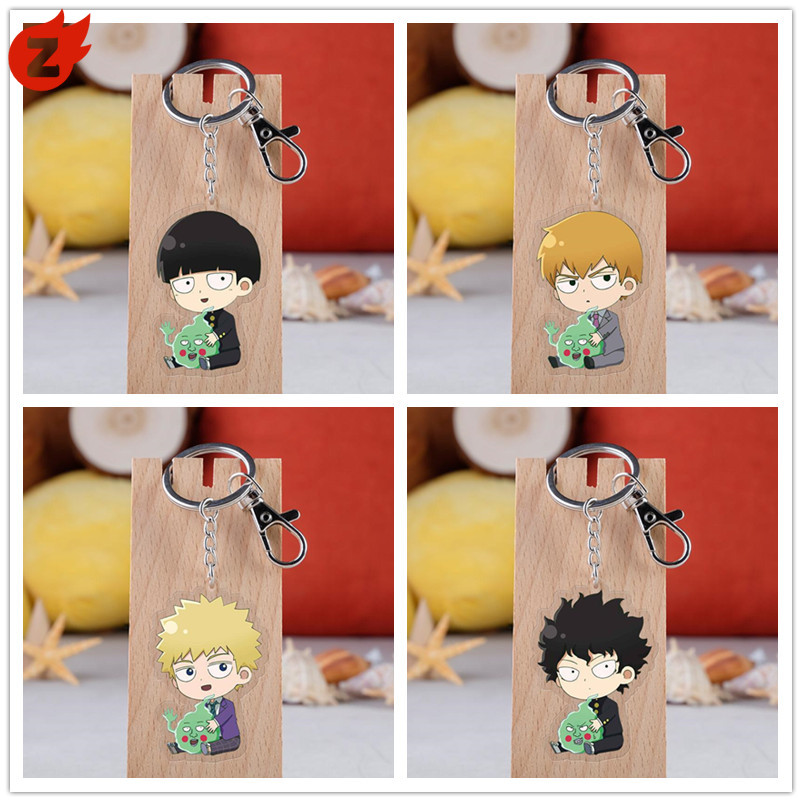 Mob Psycho 100 Keychain~1Pcs Acrylic Pendant Keychain | Shopee Malaysia