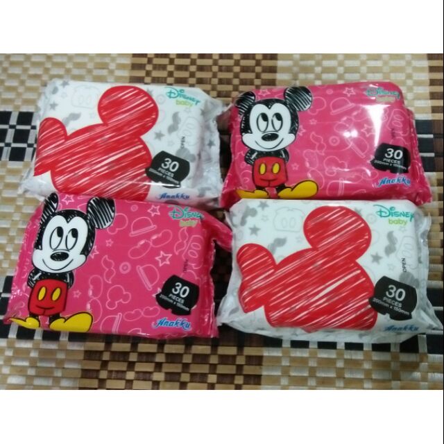 Anakku Disney Baby Mickey Wet Tissue / Wet Wipes / Tissue Basah (30's x ...