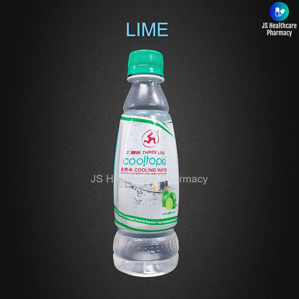 Three Legs Cooltopia Cooling Water (Lime Flavour) - 320ml | Shopee Malaysia