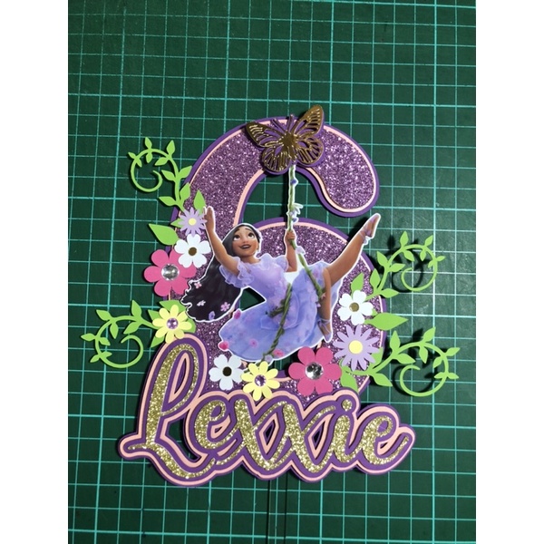 Isabela encanto cake topper (customize name & age) | Shopee Malaysia
