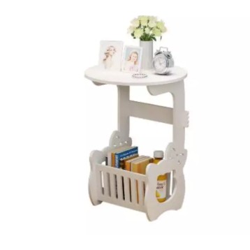 New Hello Kitty Round Coffee Table Tea Desk Side Magazine Rack Table ...