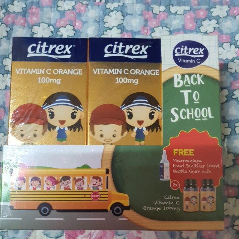 Citrex Vitamin C 100mg Orange Flavour 2x90s (Expiry Date:03/2024 ...