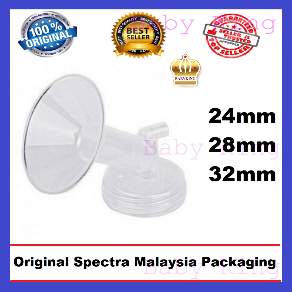 Original Spectra Premium Breast Shield Only (24mm/28mm/32mm) | Shopee ...