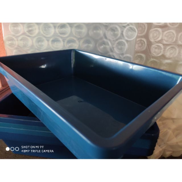 BEKAS DIY HIDROPONIK / TRAY HIDROPONIK / BEKAS PASIR KUCING / CAT TRAY ...