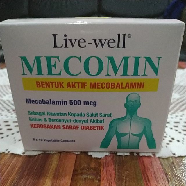 MECOMIN Live-Well 90 Capsule Offer Original (Ready Stock)Free 2pcs For ...