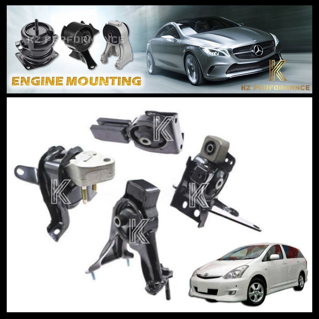 TOYOTA WISH 1.8CC ZNE10 2003-2008 / ENGINE MOUNTING SET | Shopee Malaysia