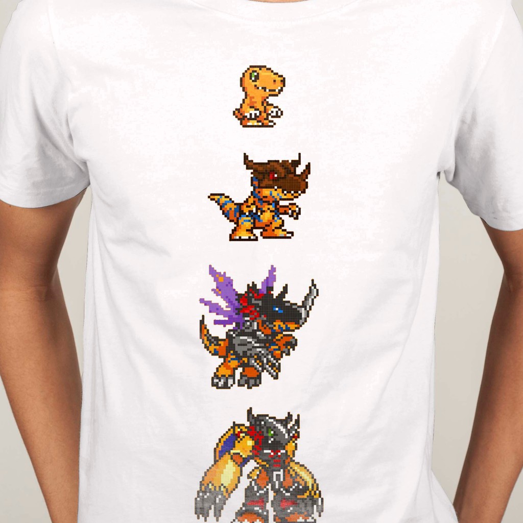 Short Sleeve T-shirt shirt Digimon Adventure Agumon Taichi Yagami ...