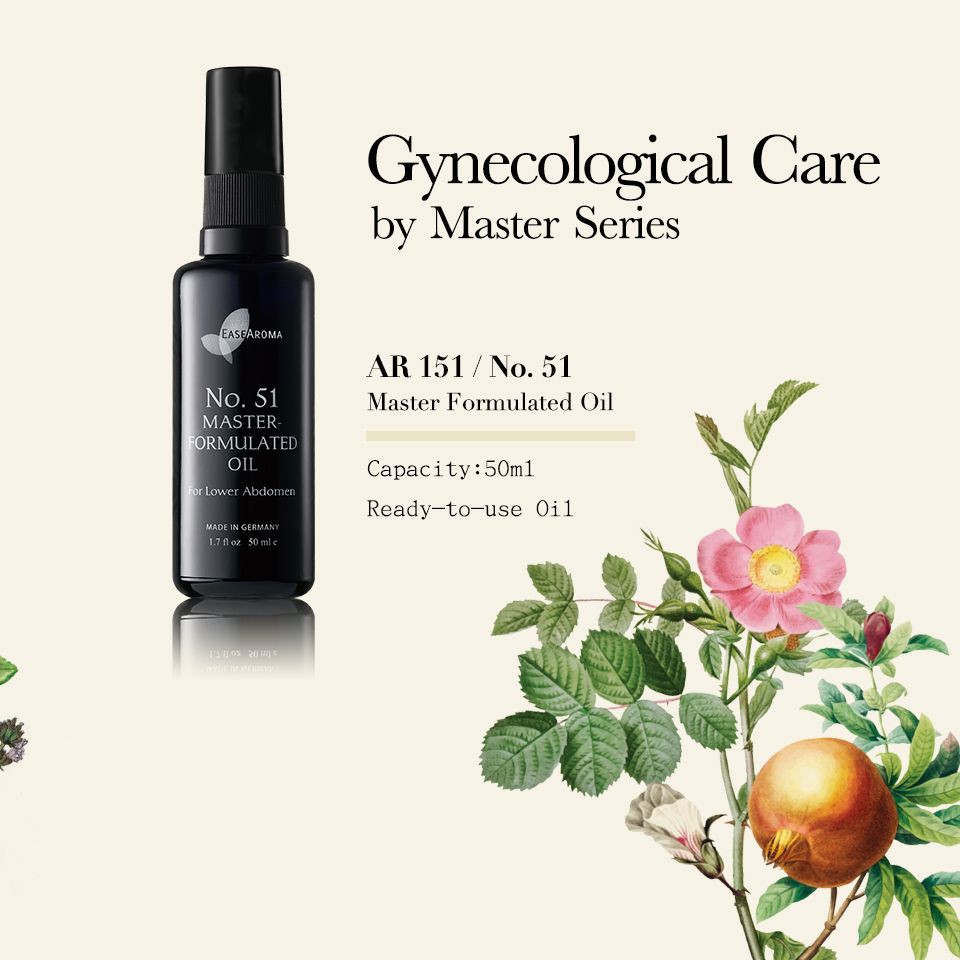 Ease Aroma Master Series Formulated Oil No.51 for Lower Abdomen [50ml ...