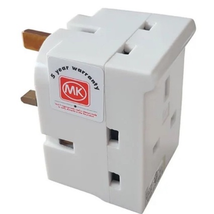 MK 692 Heavy Duty Three Way Adaptor Adapter (Approved By Sirim ...