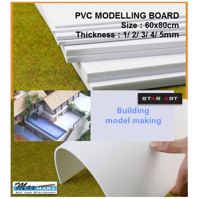 (Maxmara Art) White PVC Modelling Board for Architecture Building Model ...