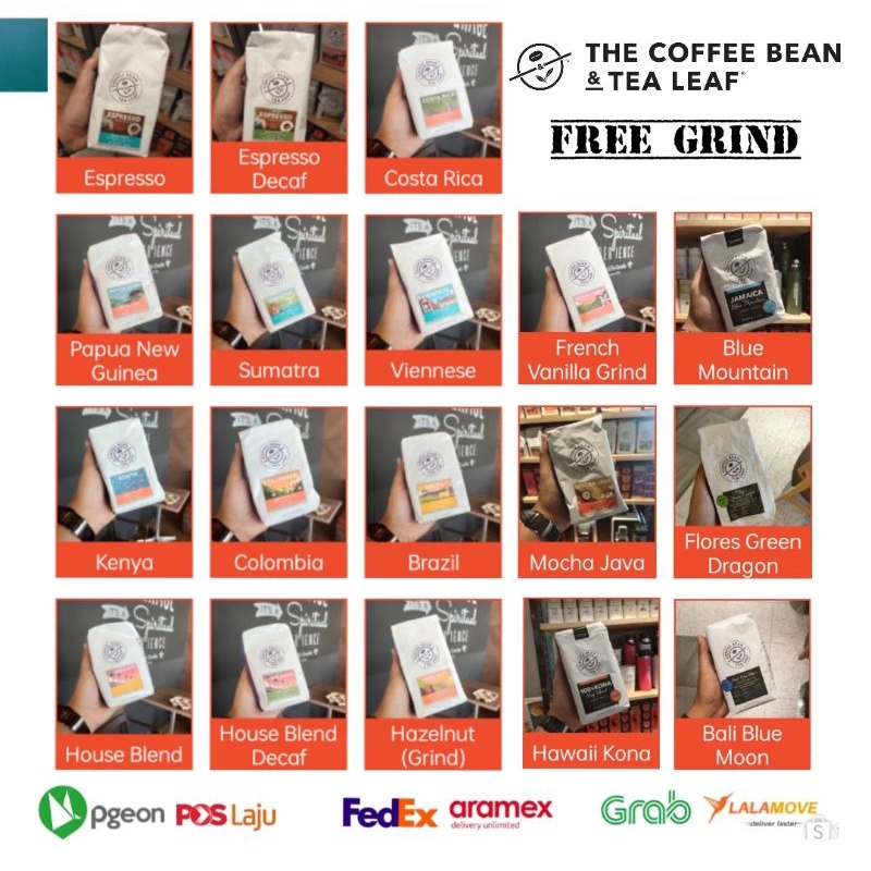 [Free Grind] CBTL Coffee Beans (226g) - Espresso/Decaf/Jamaica Blue ...