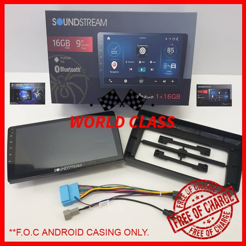 HONDA ACCORD 1994-1997 SV4 SOUNDSTREAM ANDROID PLAYER 9" 2.5D FULL HD ...