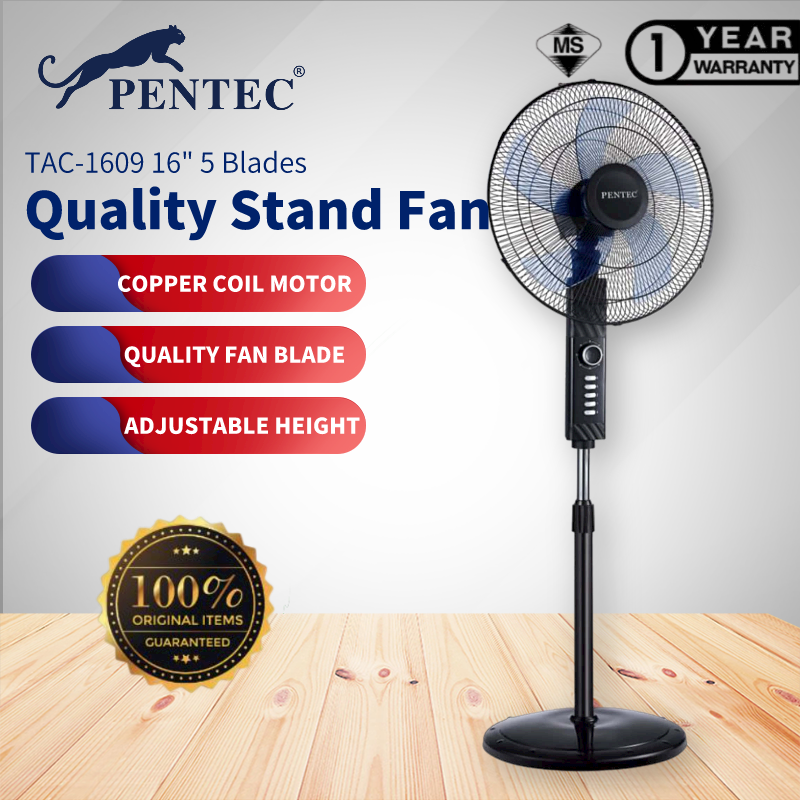PENTEC Stand Fan 16" TAC-1609 KIPAS BERDIRI | Shopee Malaysia