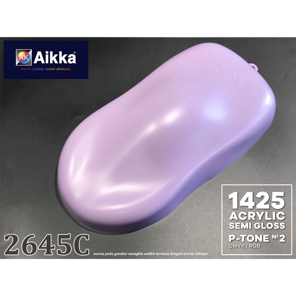 AIKKA Paint PANTONE Colour 2645C / 1425 ACRYLIC SEMI GLOSS PAINT ...