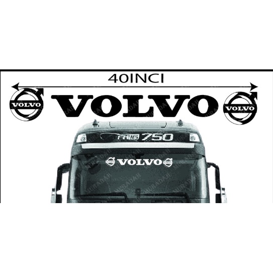 Volvo Lorry Truck Windscreen Sticker Decal Cab Window Glass Volvo lorry ...