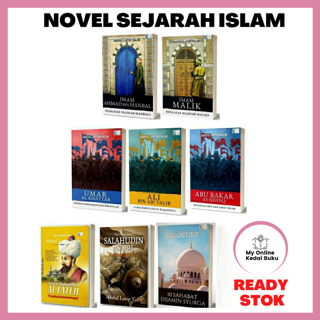 (Ready Stok) Novel Abdul Latip Talib (Pak Latip) Novel Sejarah Islam ...