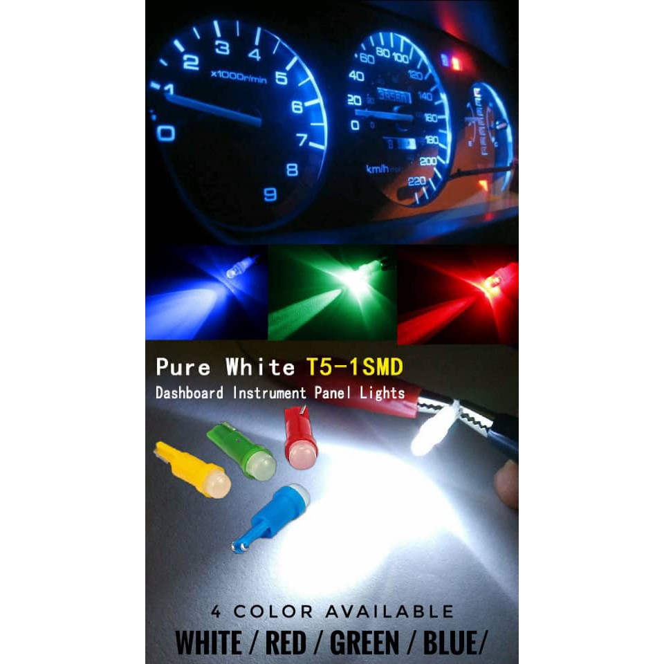 Car T5 LED Bulb Dashboard Air-cond Gear Panel Axia Myvi Saga vvt BLM ...