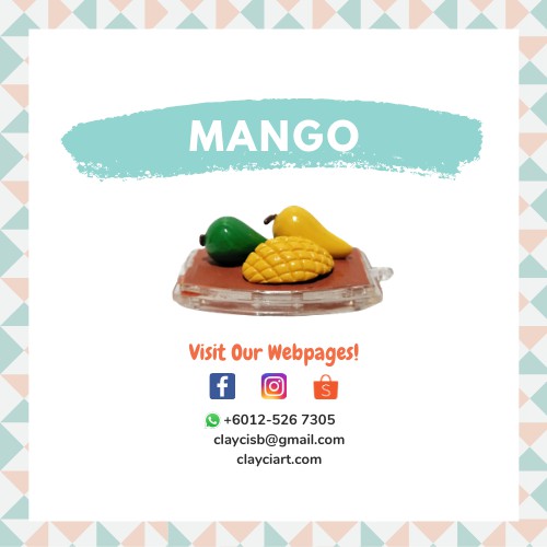 Clayci Fruit Series Mango Clay DIY Pack | Shopee Malaysia