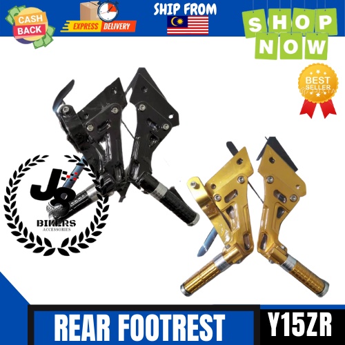YAMAHA Y15ZR Y16ZR z1000 EXCITER REAR FOOTREST BRACKET ASSY / FOOT REST ...