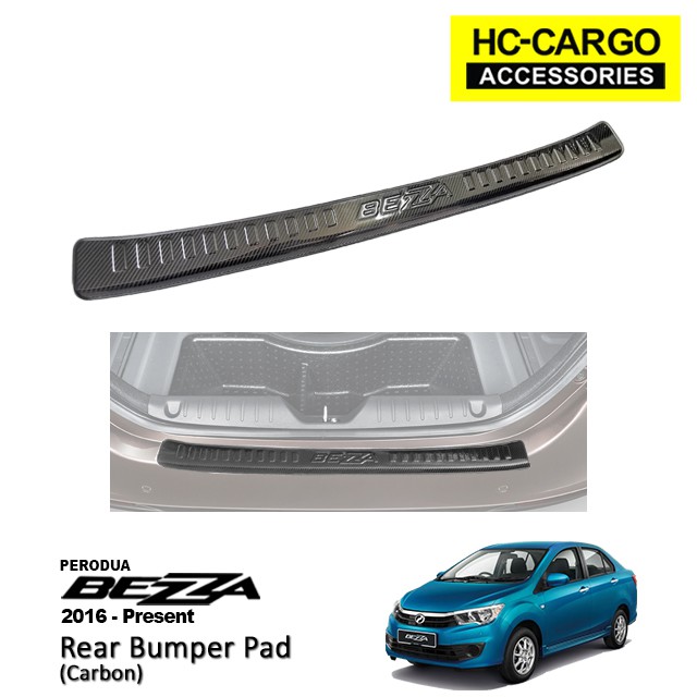 Hc Cargo Perodua Bezza Rear Bumper Pad Carbon Fiber Accessories ...