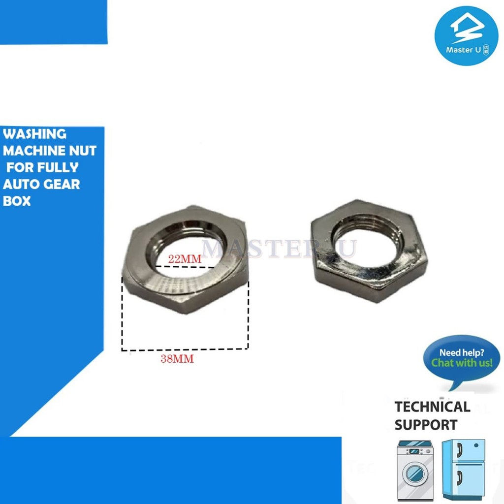 WASHING MACHINE MECHANISM NUT FOR FULLY AUTO GEAR BOX | Shopee Malaysia