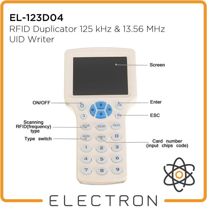 Rfid T5577 EM4305 125KHz 13.56 MHz Cloning Card Duplicator Access ...