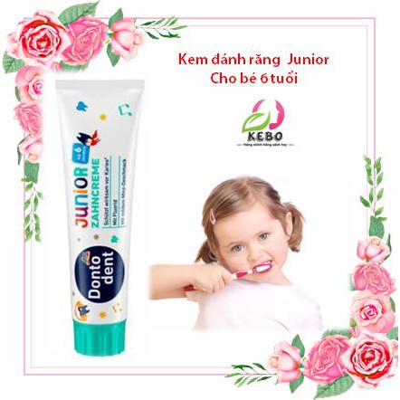 Dontodent Junior German toothpaste for babies from 6 years old | Shopee ...