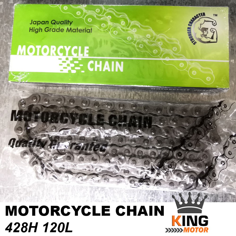 MOTORCYCLE CHAIN 428H-120L | Shopee Malaysia