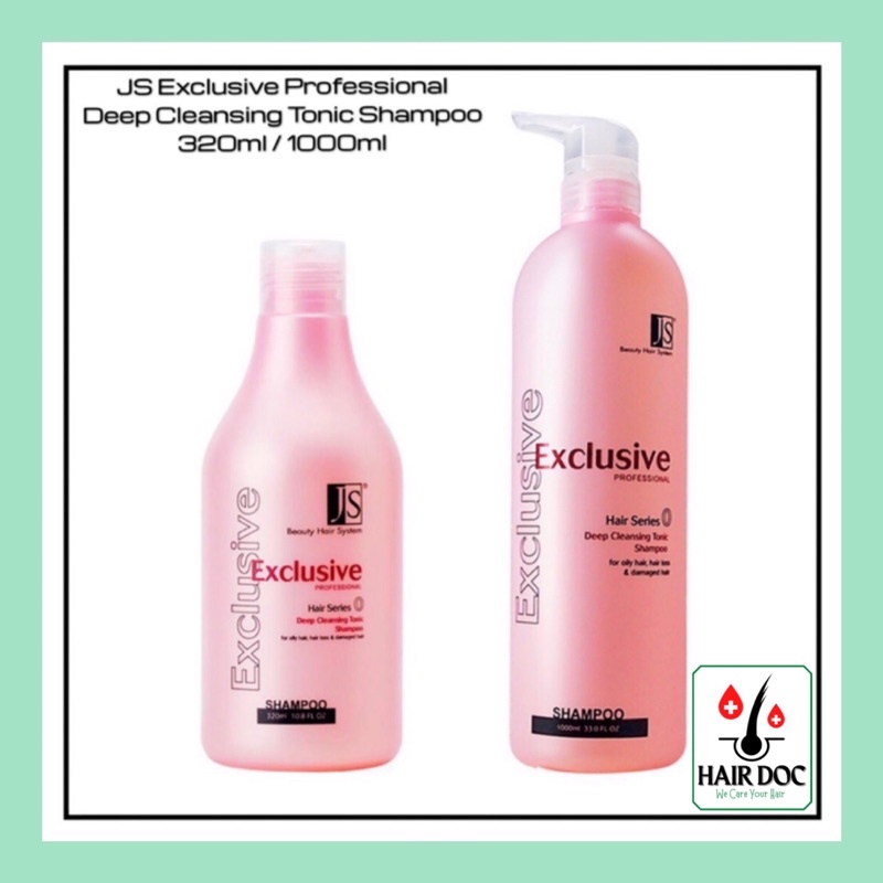 JS Exclusive Deep Cleansing Tonic Shampoo 320ml / 1000ml | Shopee Malaysia
