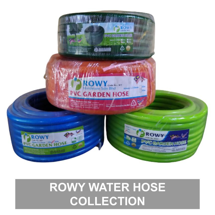 10 / 25 Rowy Getah Paip Berjaring Meter PVC Reinforce Garden Hose ...